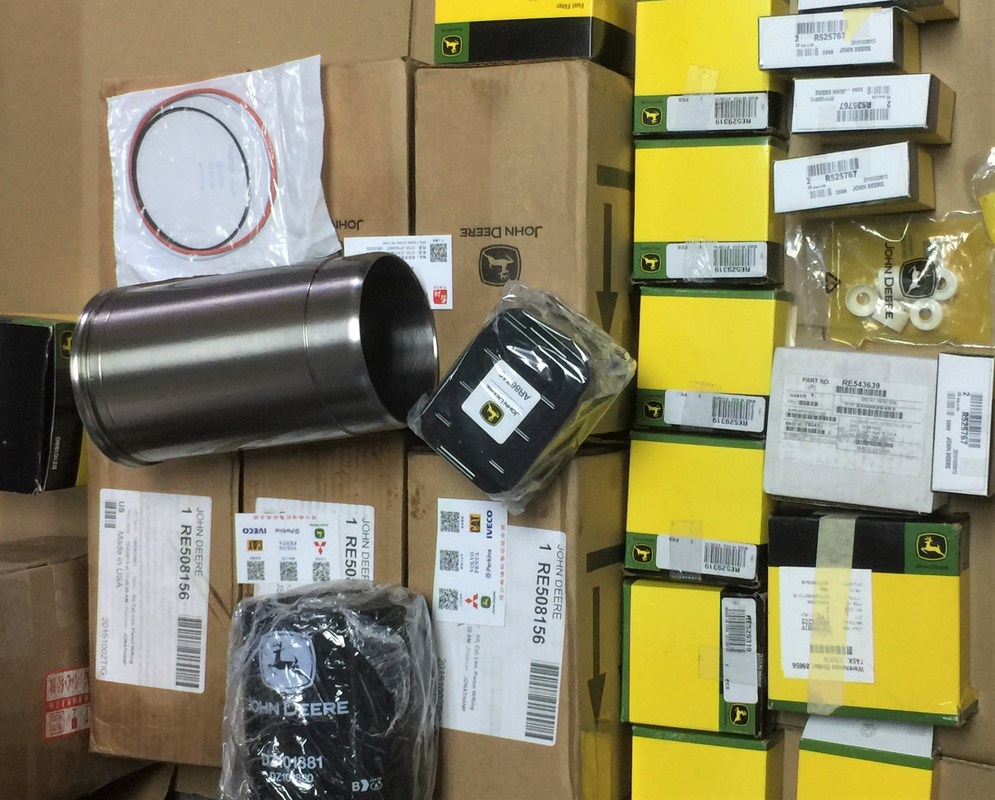 Cylinder liner piston assembly,four supporting facilities for JOHN ...