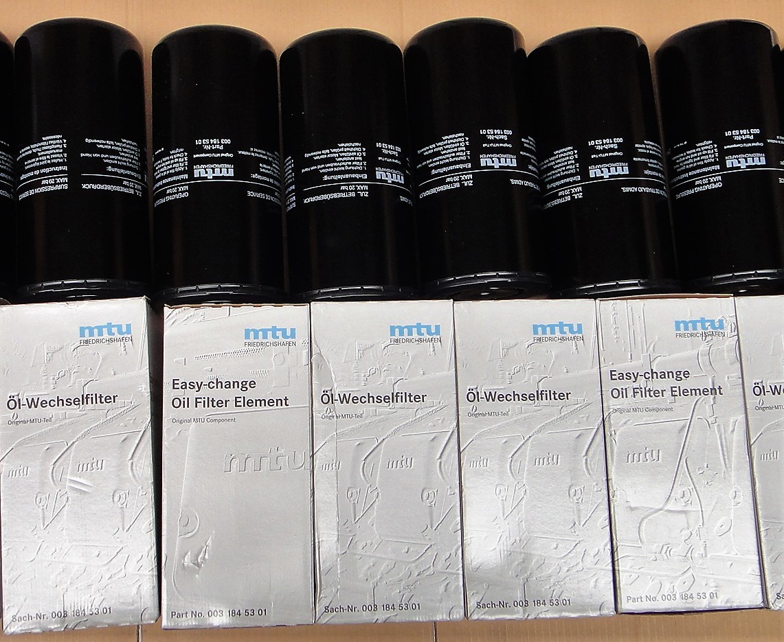 Germany mtu or Benz diesel engine parts, MTU OIL FILTER ,0031845301