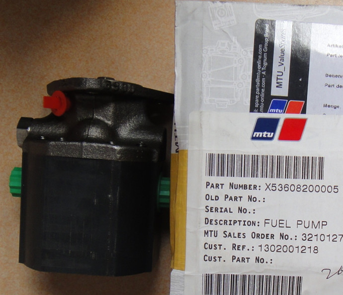 Germany MTU diesel engine parts, MTU fuel pump,fuel pump for MTU ...